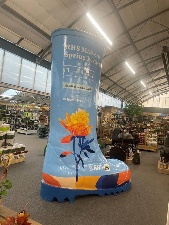 Have you seen the giant welly? - St Peters Garden Centre