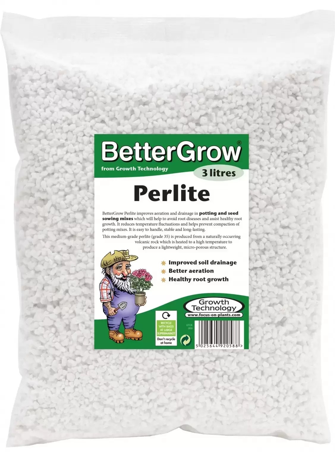 Bettergrow Perlite 3L - St Peters Garden Centre