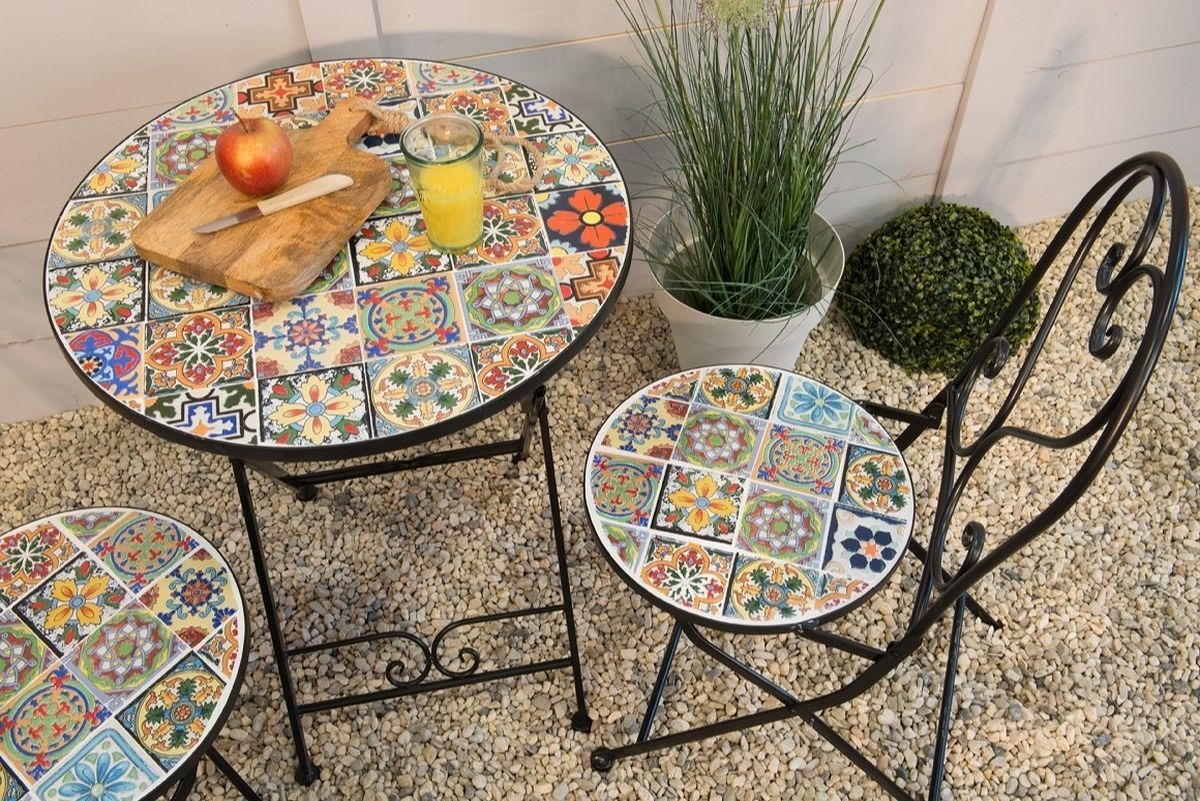 Braga Bistro Table & Two Chairs - St Peters Garden Centre