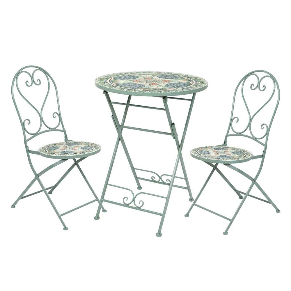 Cancun Bistro Table & Two Chairs - St Peters Garden Centre