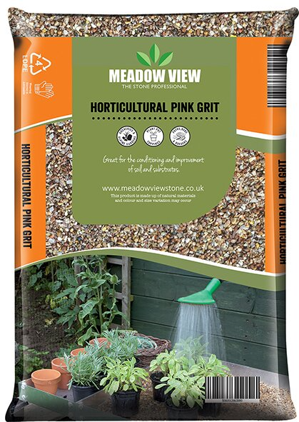 Horticultural Pink Grit 2-4mm - St Peters Garden Centre