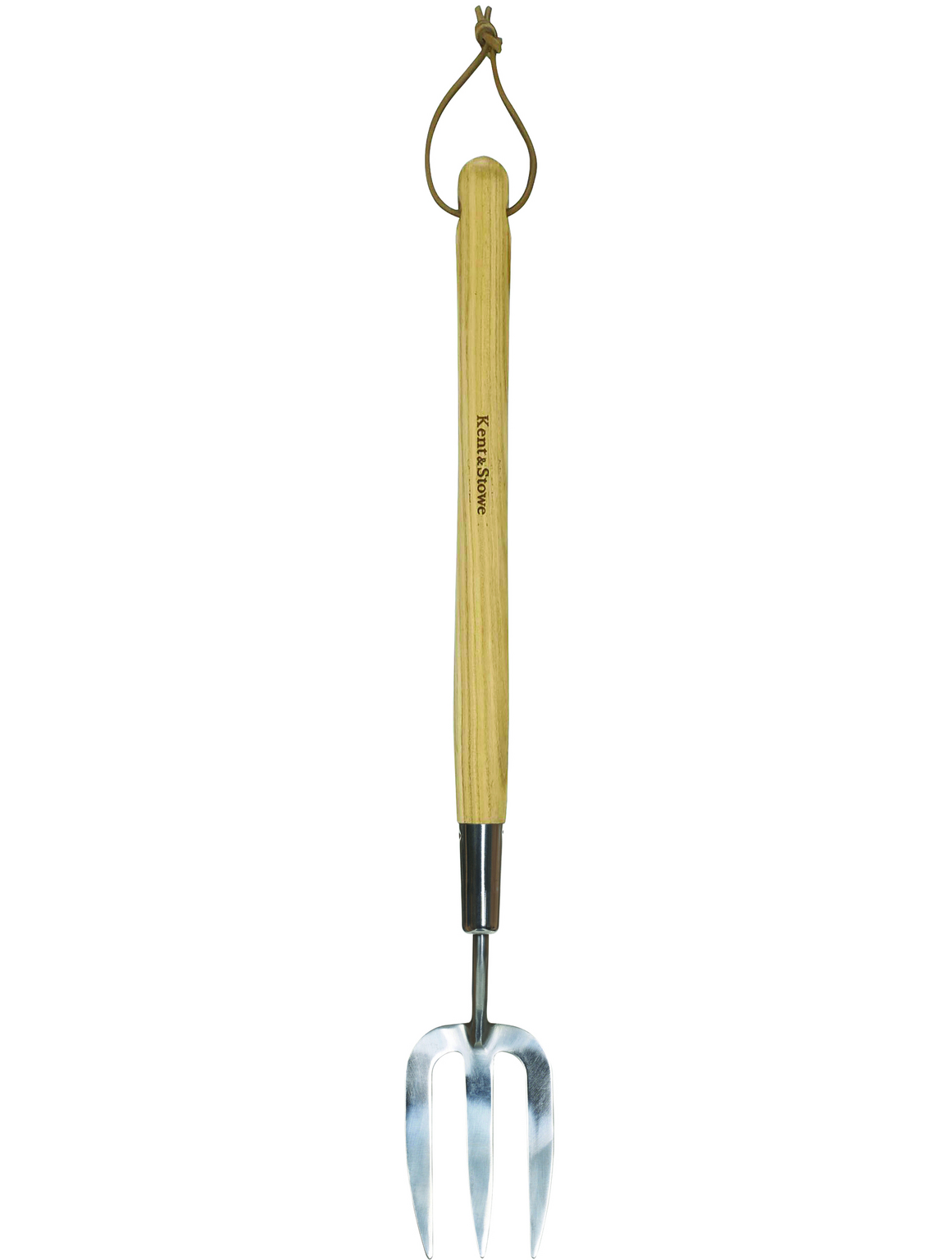 Kent & Stowe Stainless Steel Border Hand Fork - St Peters Garden Centre