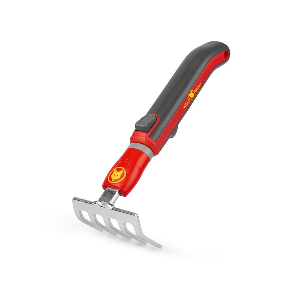 Wolf Garten Multi-Change Small Rake & 15cm Handle - St Peters Garden Centre