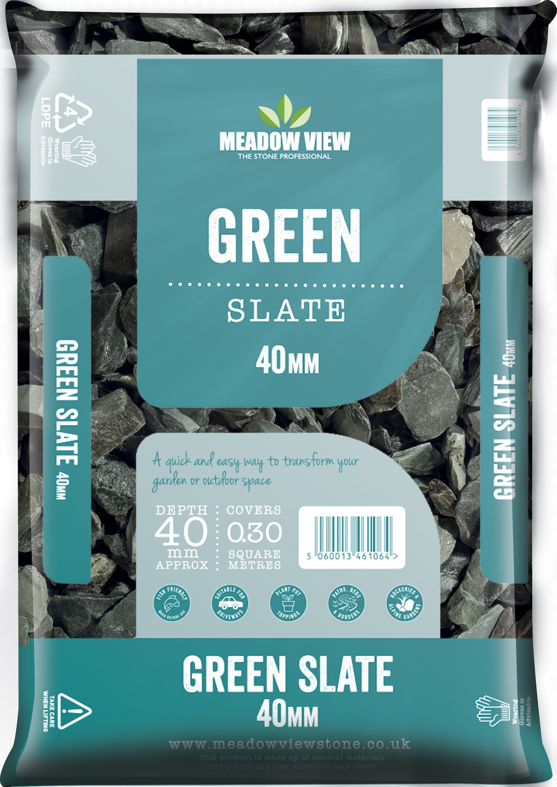 Green Slate 40mm - St Peters Garden Centre