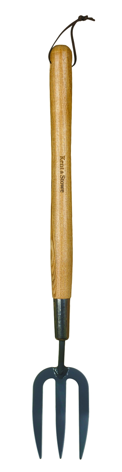 Kent & Stowe Carbon Steel Border Hand Fork - St Peters Garden Centre