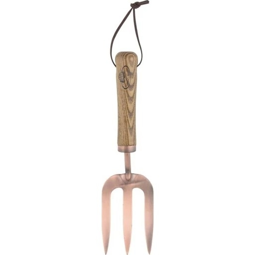 Copper Plated Rake Fork - St Peters Garden Centre