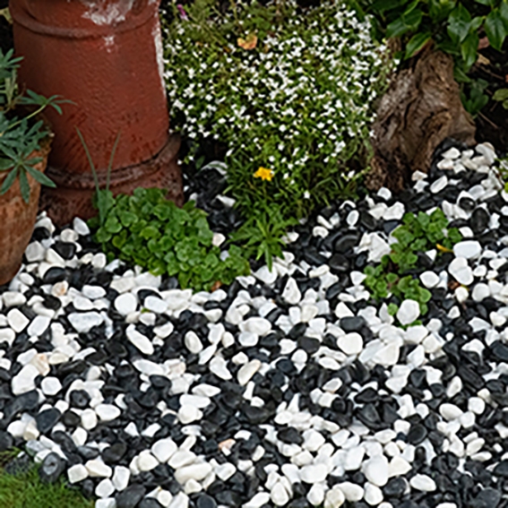 Zebra Pebbles Bulk Bag 15-25mm - St Peters Garden Centre