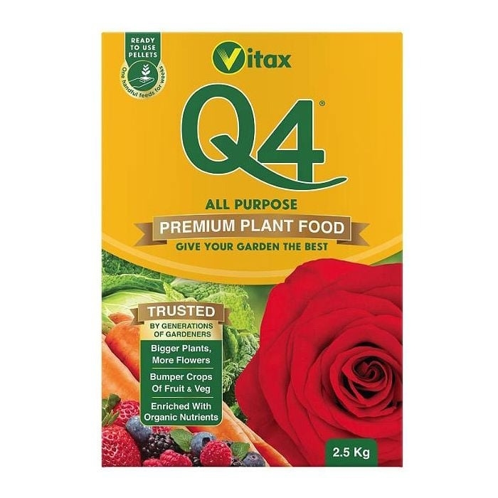 Vitax Q4 Fert Pellet Box 2.5kg - St Peters Garden Centre