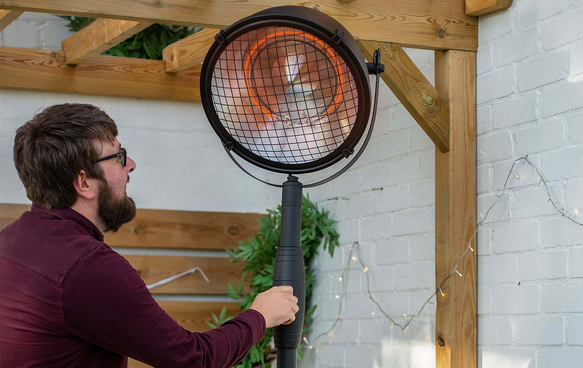 Vintage Searchlight Heater - St Peters Garden Centre